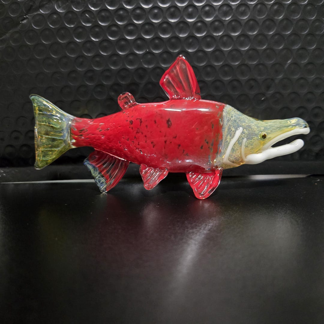 MADE TO ORDER Glass Pipes for Smoking Sockeye Salmon Collectable ...