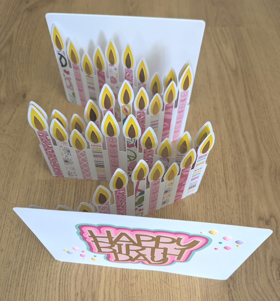 Candles Card - Age Birthday Candles Card (5” X 7”) - Candle for Every ...