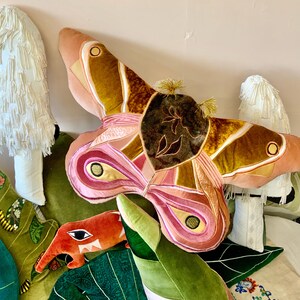 Big Moth Cushion /pillow , Insect Shaped Cushion /pillow Hand Made ...