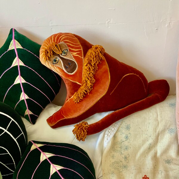 Monkey Pillow - Etsy