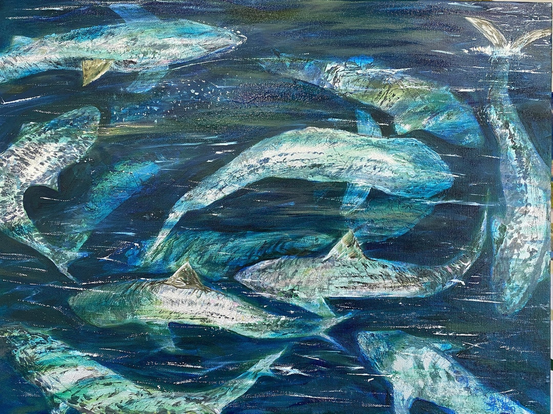 Courtship Torus of Basking Sharks Along the Wild Atlantic Way - Etsy