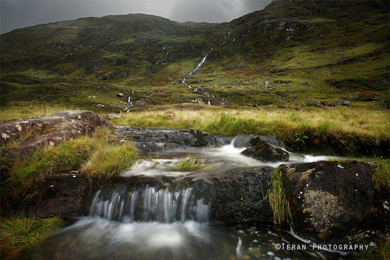 Items similar to Ireland Photograph- Irish Mountain Stream, Travel ...