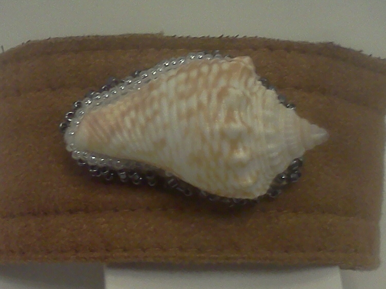 Sea Shells From the Sea Shore, With Crystals or Not, Hand Beaded Onto ...