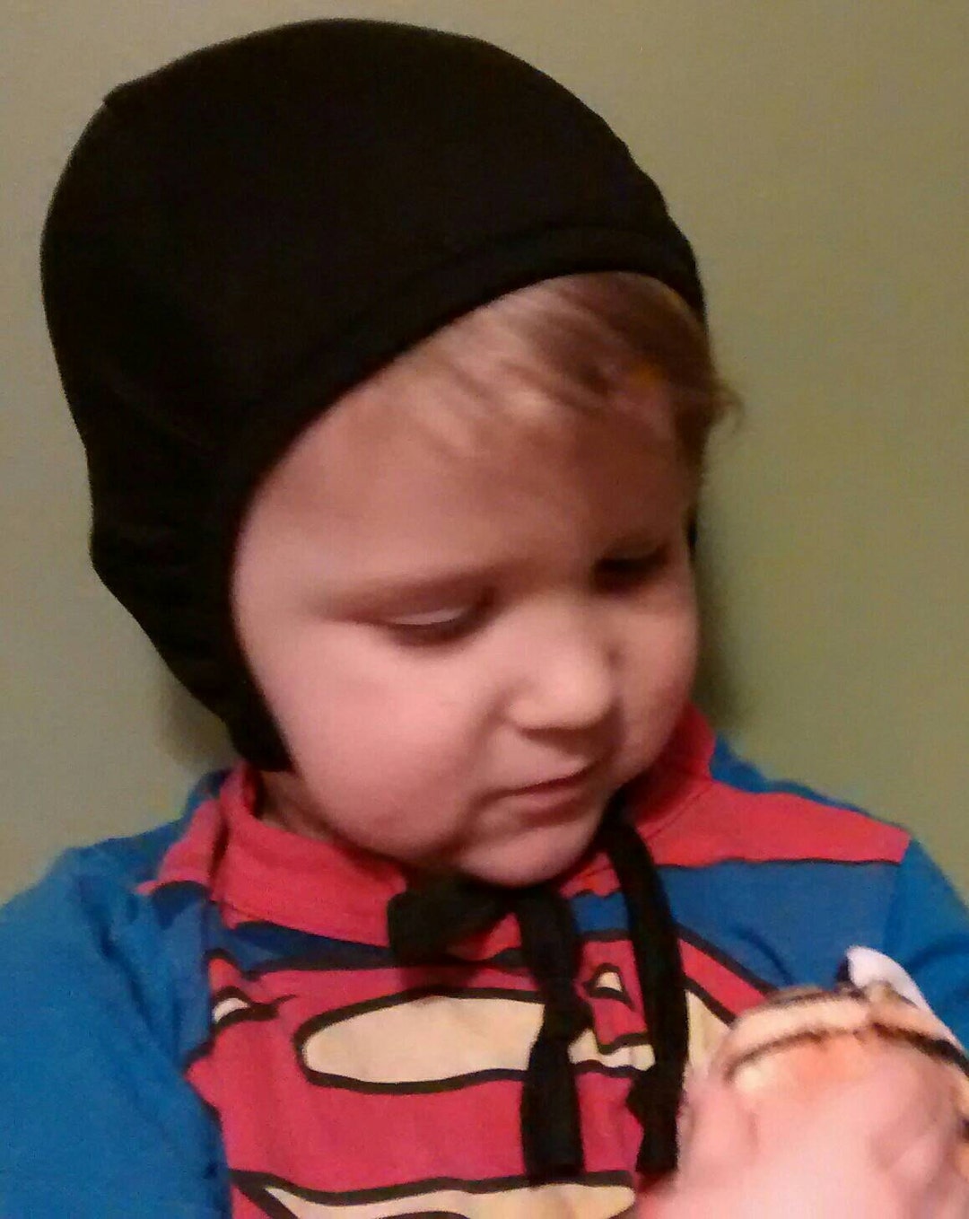 Ready to Ship Black With Black Mesh Hearing Aid Cap for Those With ...