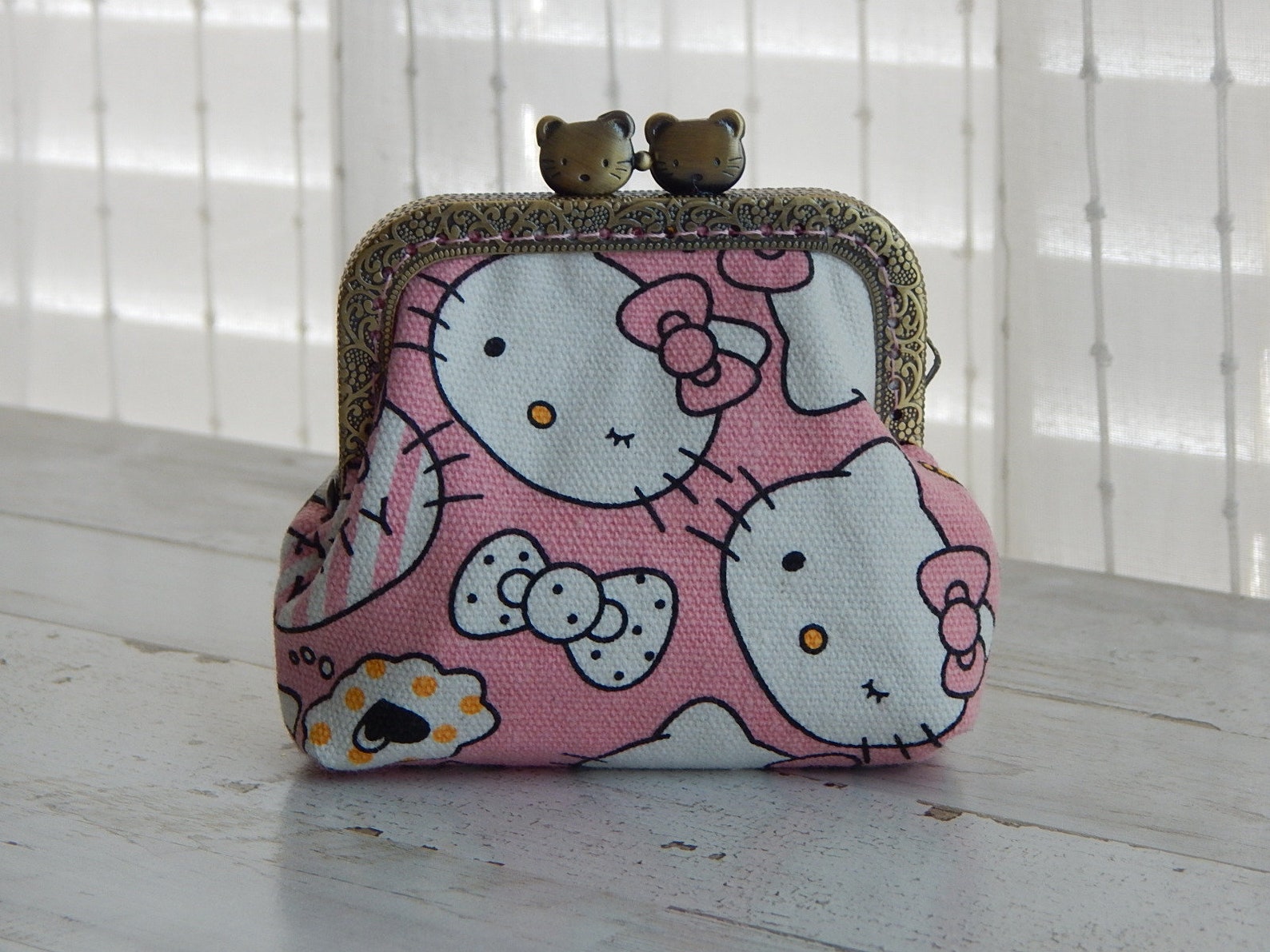 Hello Kitty Design Women's handbag coin purse wallet with | Etsy