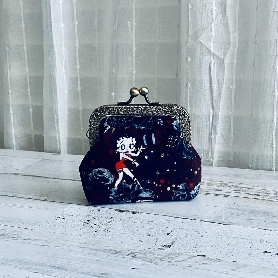 Betty Boop Jazz Age Coin Purse Wallet With Kiss Clasp - Etsy