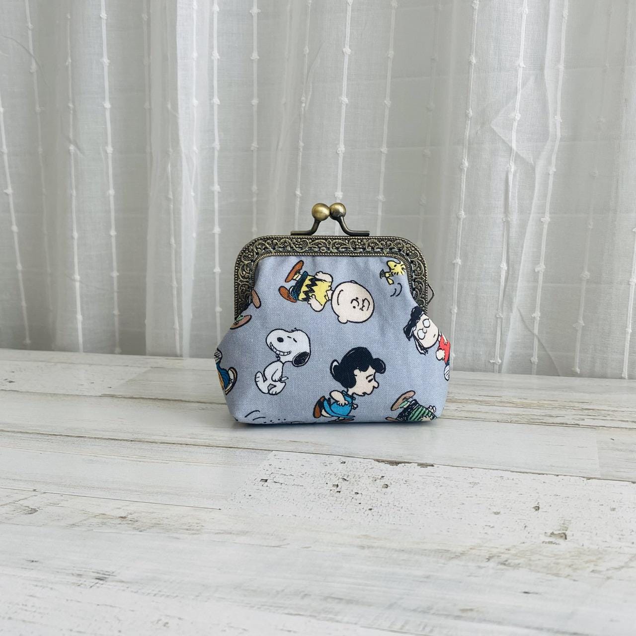 Snoopy Charlie Brown Design Coin Purse Wallet With Kiss Clasp - Etsy