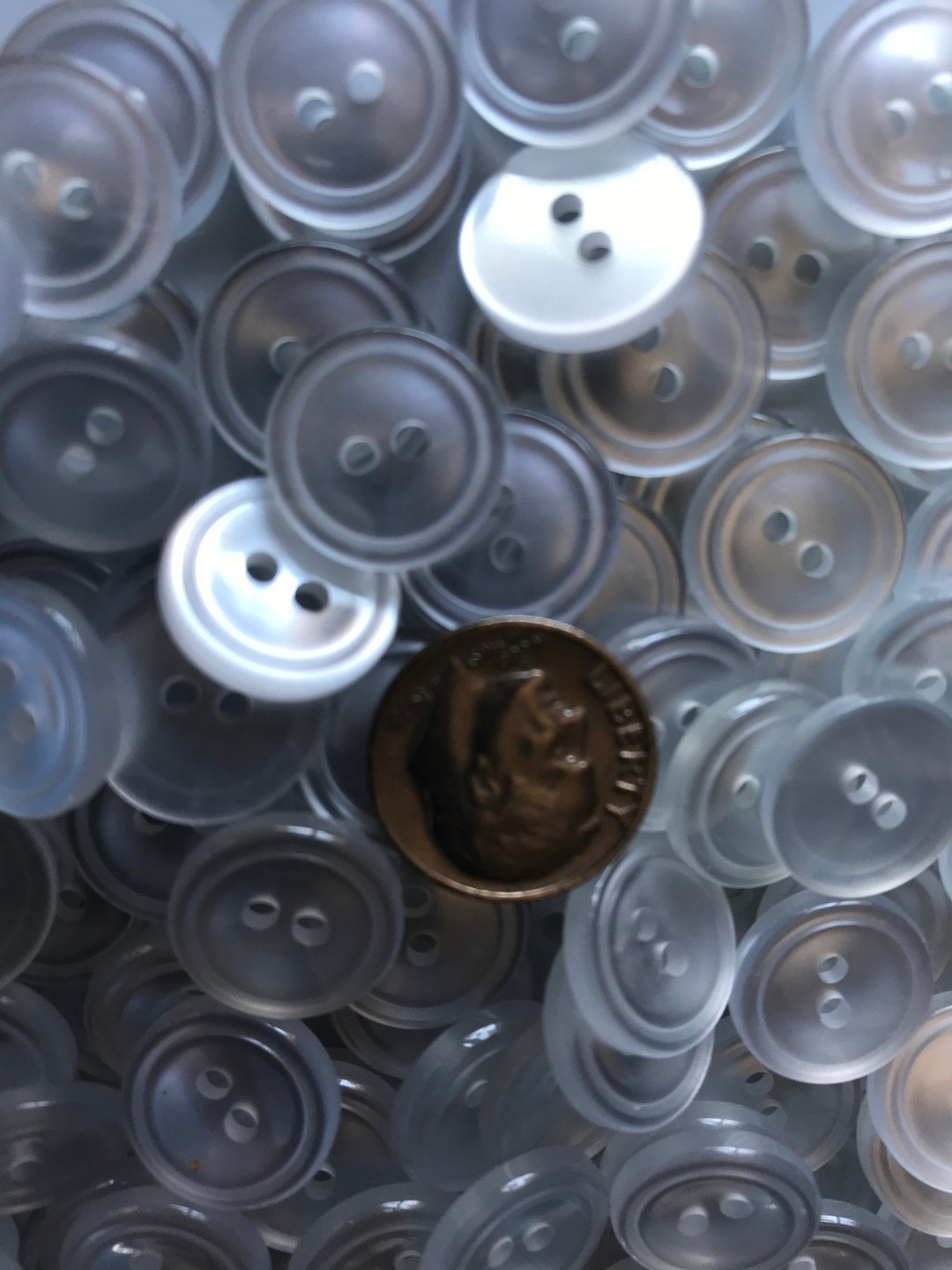 24 Translucent Clear Buttons 5/8 / 15mm for Sewing or Crafts B26 - Etsy