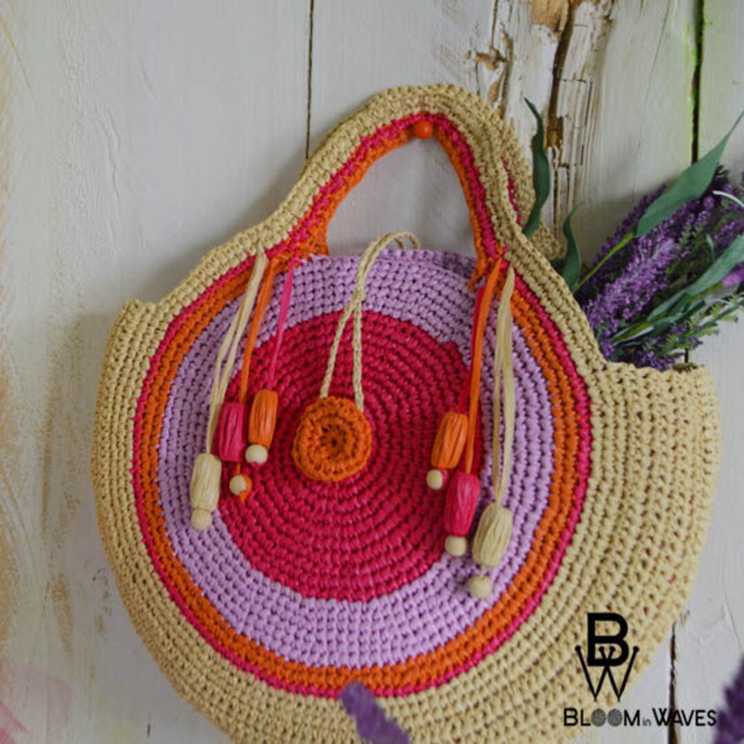 Crochet Straw Bag Pattern for Little Girls Age 3 to 12 - Etsy