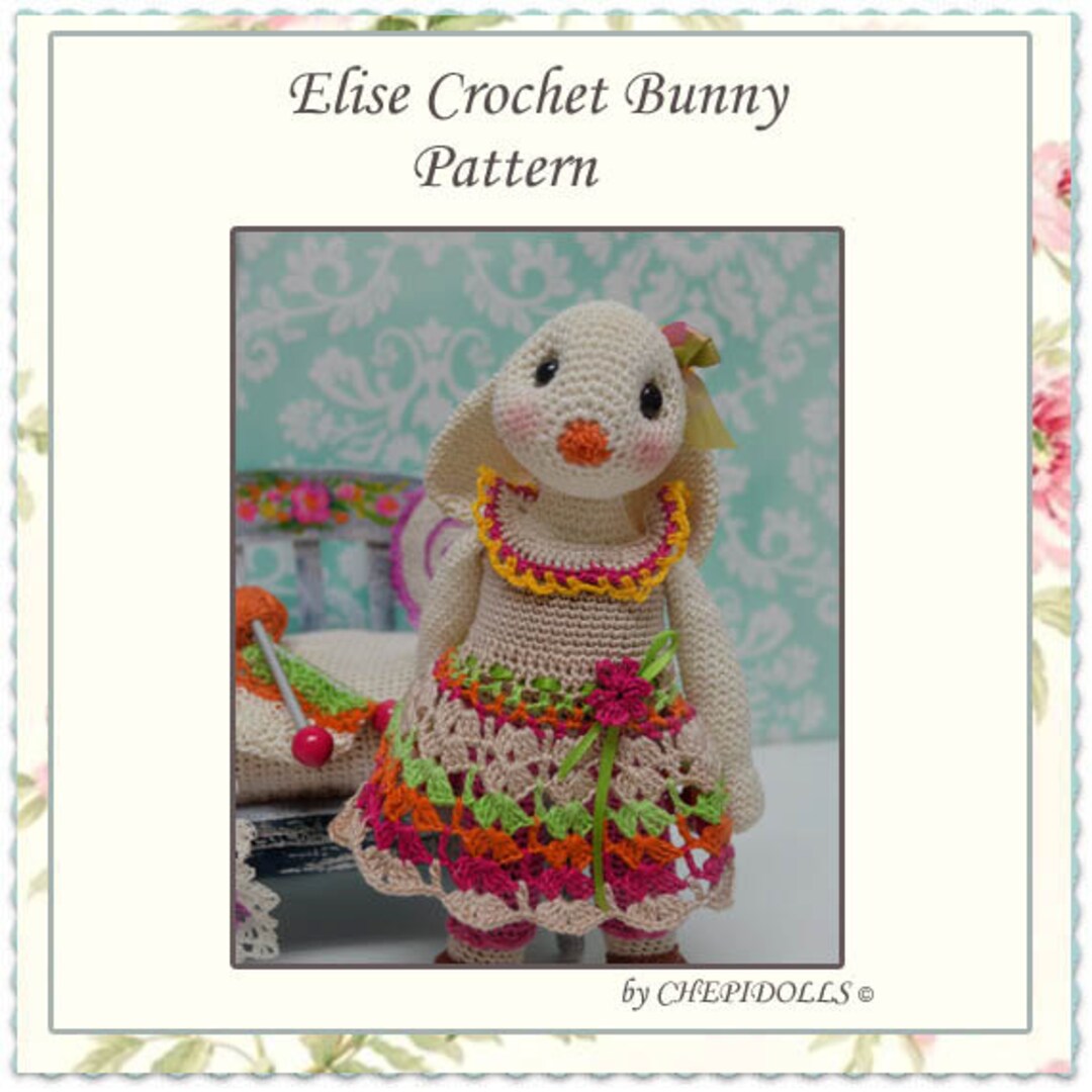 MUSTER, Häkelanleitung Elise Hase, Amigurumi Hase, Häkelanleitung - Etsy.de