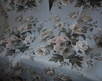 Cabbage Roses Curtains - Etsy