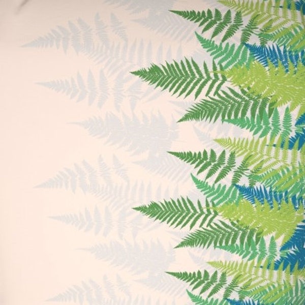 Fern Print Cotton Fabric - Etsy