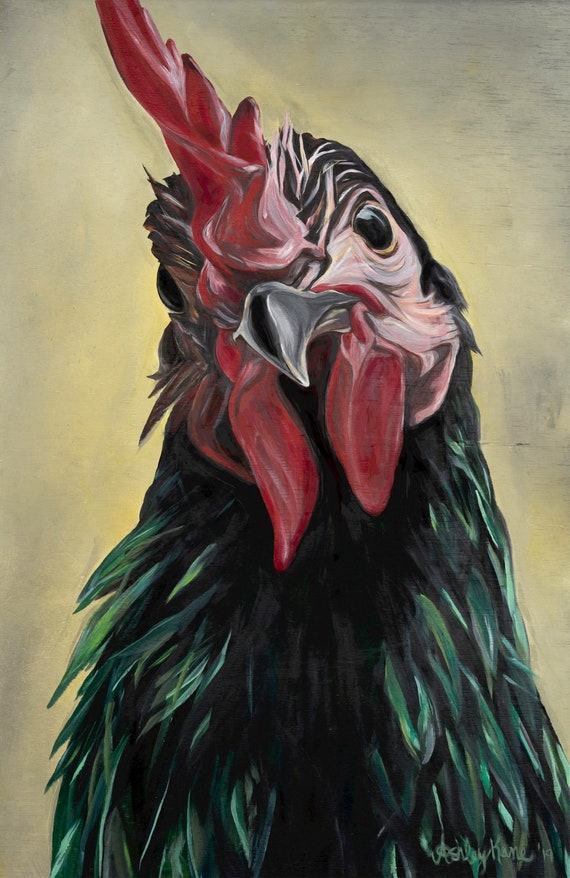 Rooster Fine Art Print - Etsy