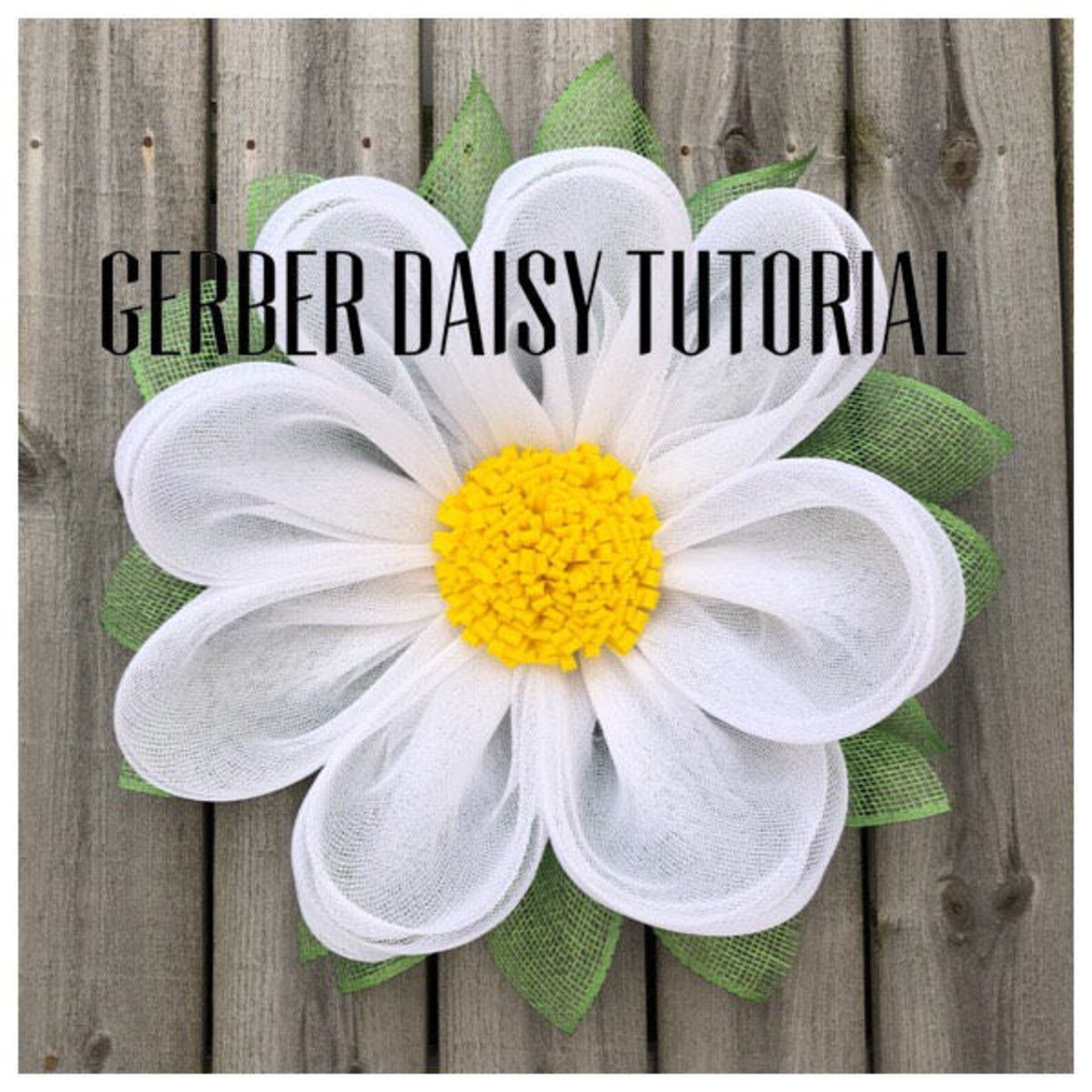 Gerber Daisy Tutorial, Dahlia Tutorial, DIY Wreath, Video Tutorial ...