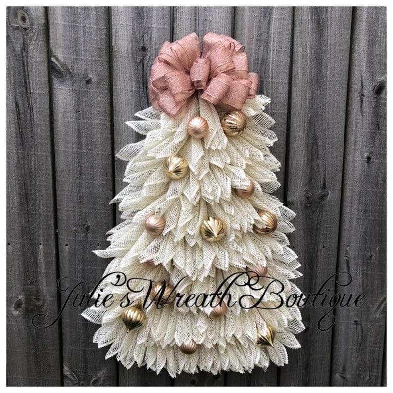 Christmas Tree Tutorial Angel Wreath Tutorial DIY Christmas - Etsy Sweden