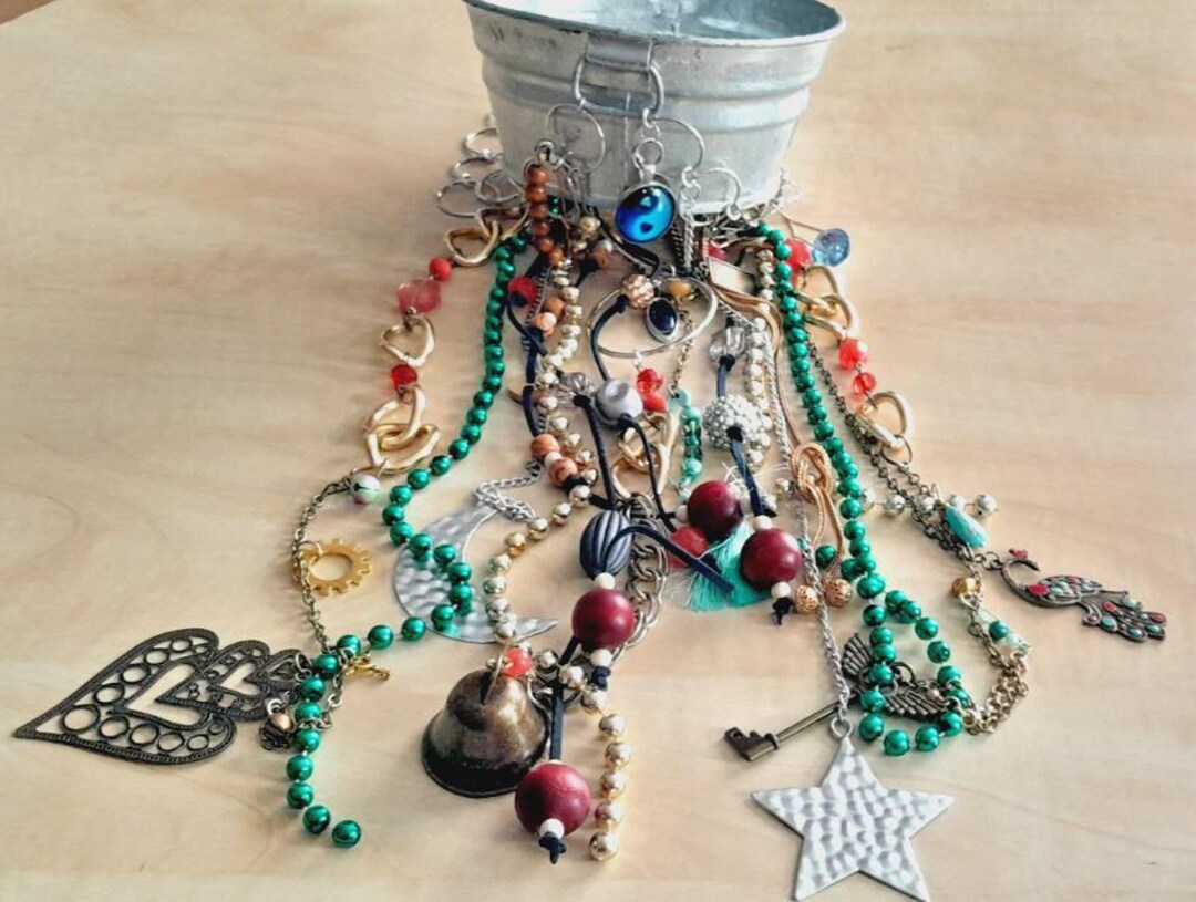 Bohemian Wind Chime From Upcycled Jewelry - Etsy