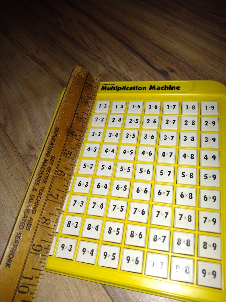 Vintage Lakeshore Learning Subtraction Machine - Etsy
