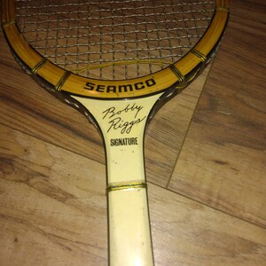 Vintage Bobby Riggs Signature Tennis Racket - Etsy
