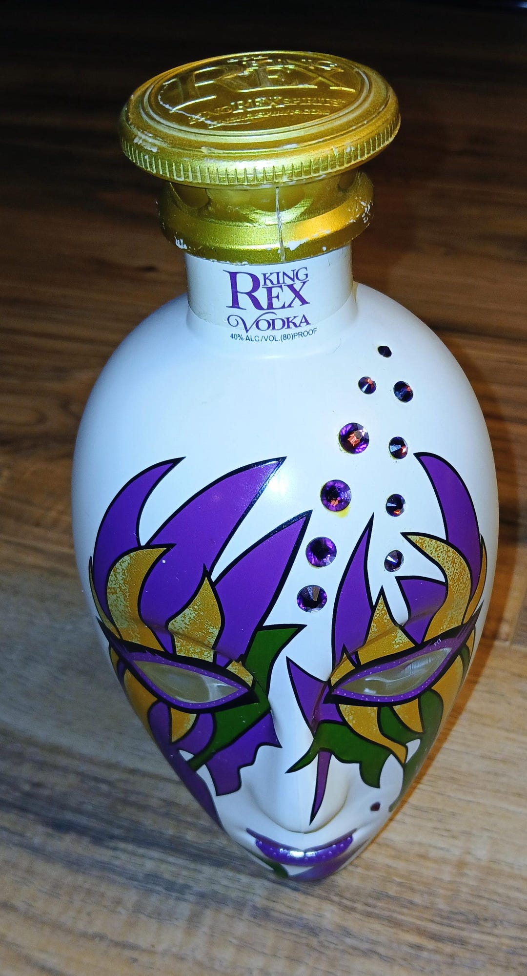 Vintage Empty King Rex Vodka Mardi Gras Bottle - Etsy