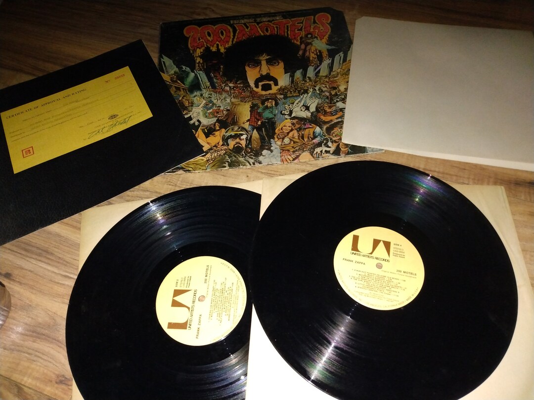 Frank Zappa 200 Motels Double Lp Very Good Plus With Poster - Etsy