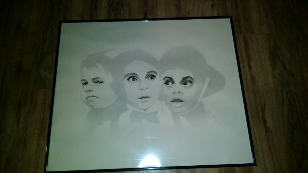 Little Rascals Alfalfa Spanky and Buckwheat 1980 Print by Gary Saderup ...