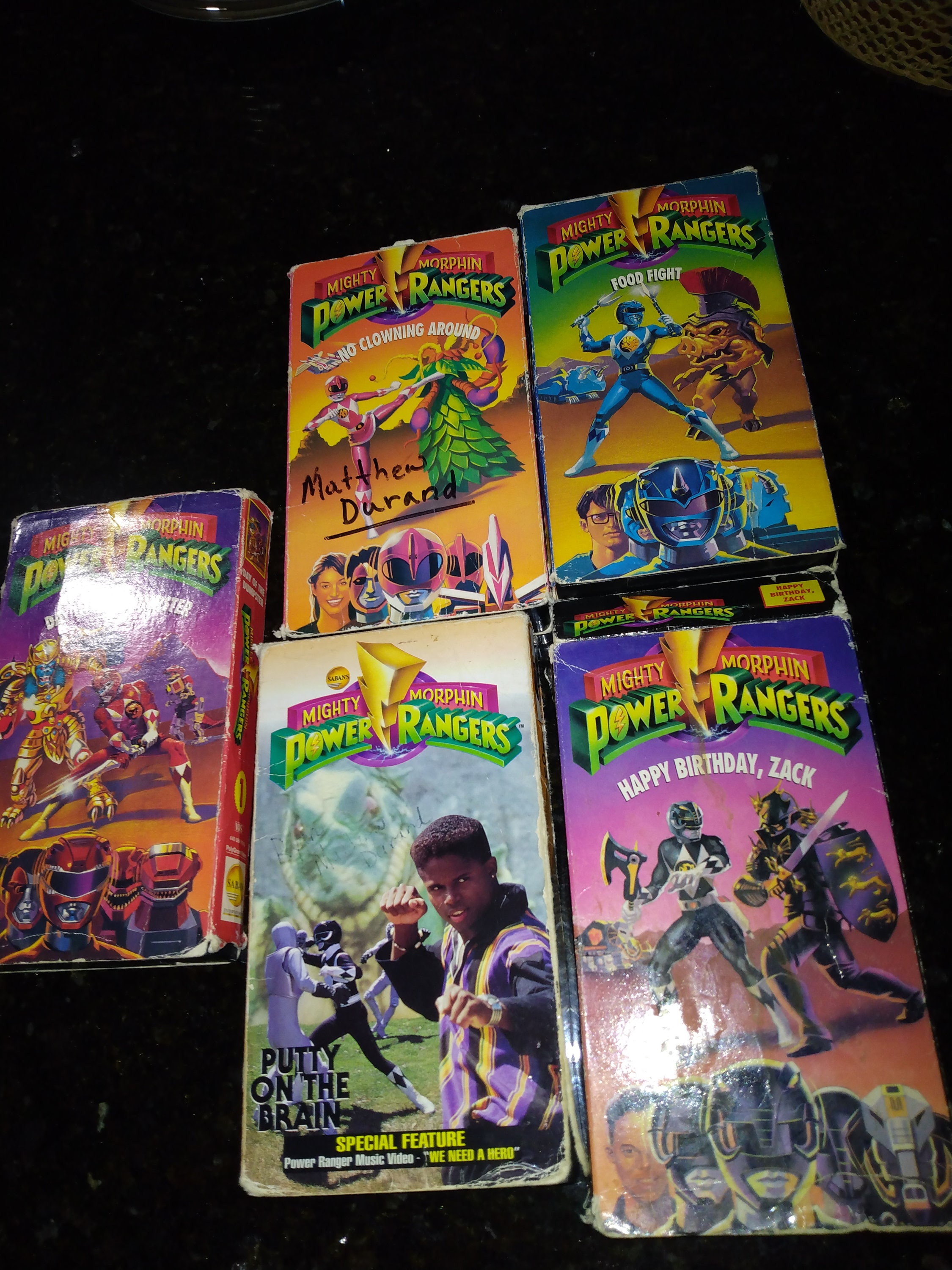 Power Rangers Vhs Tape