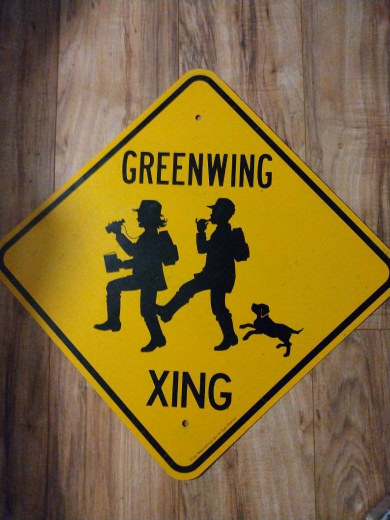 Vintage Greenwing Xing Traffic Sign Made of Metal - Etsy