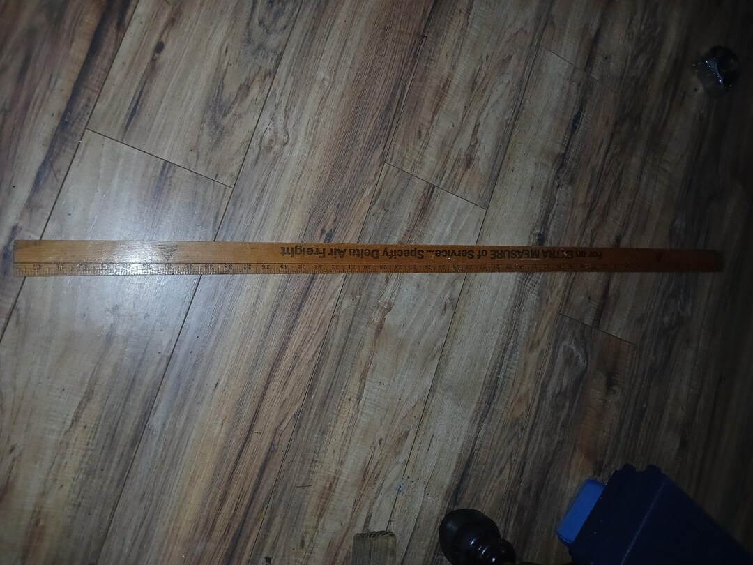 Vintage Delta Airlines Promotional Wooden Ruler (48 Inch) - Etsy