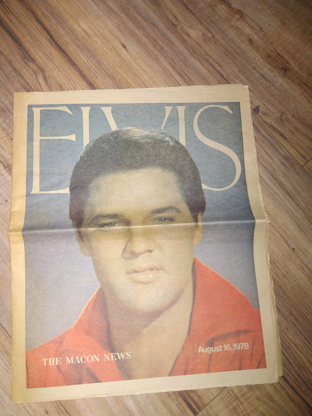 The Macon News Elvis Presley Insert Aug 16 1978 - Etsy