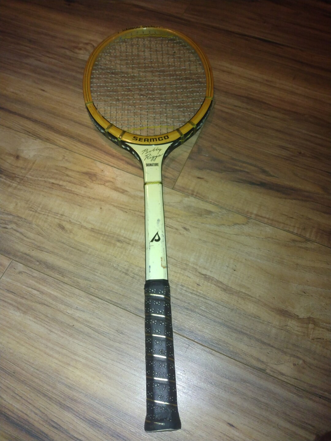 Vintage Bobby Riggs Signature Tennis Racket - Etsy