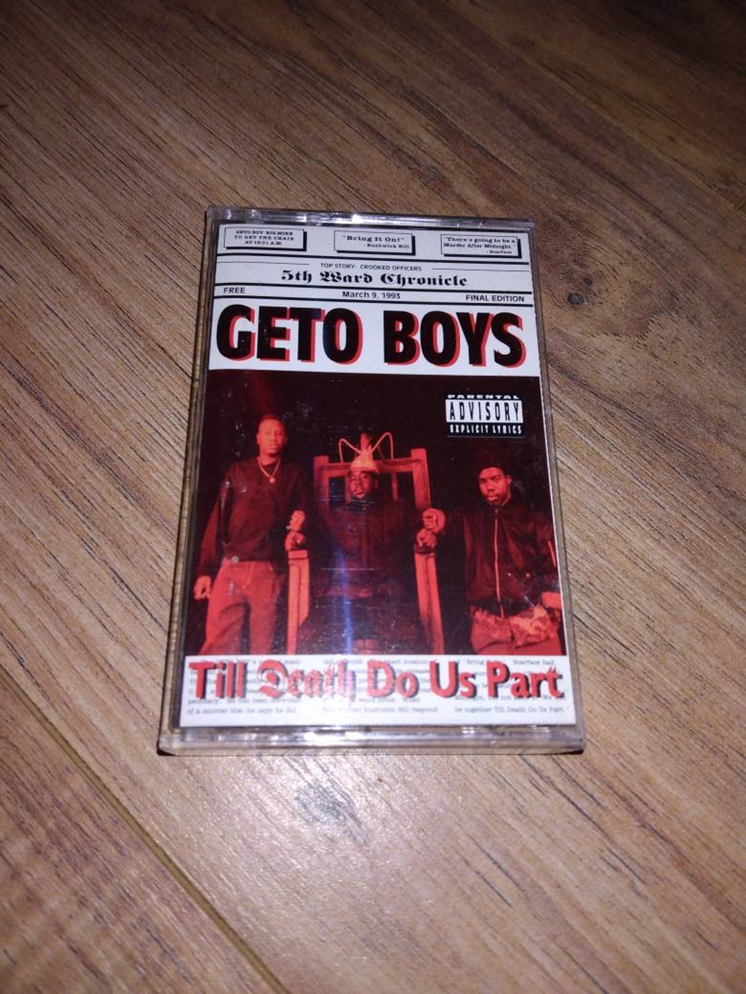 Geto Boys Till Death Do US Part Cassette Tape - Etsy