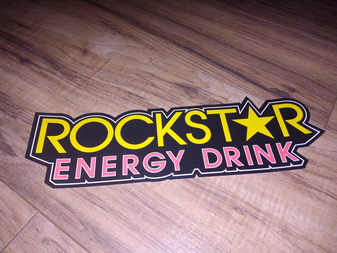 Vintage Rockstar Energy Drink Sticker - Etsy