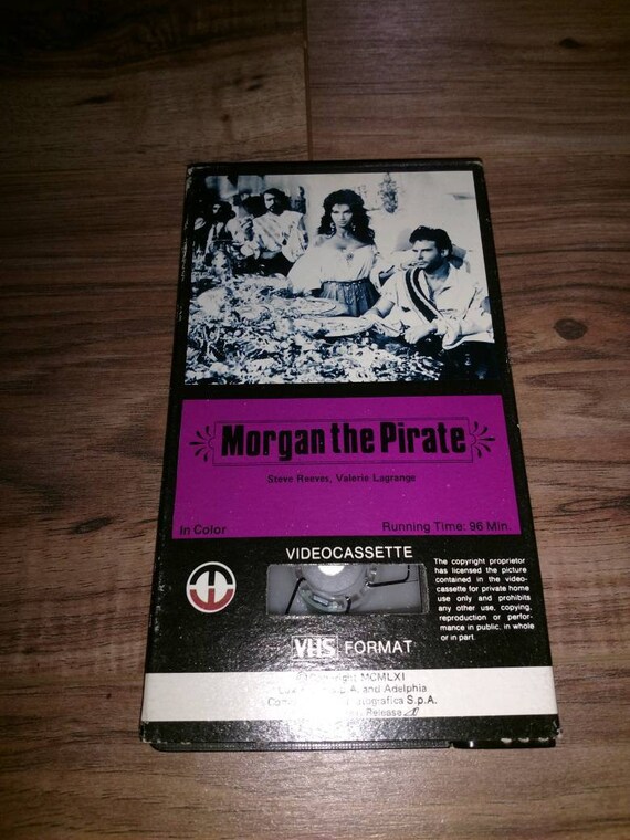 Morgan El Pirata VHS Magnetic Video Corporation - Etsy España