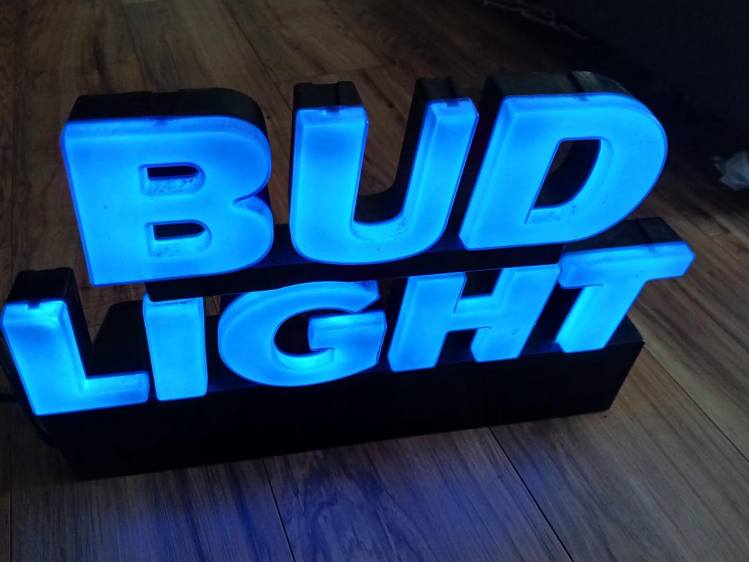 Vintage Bud Light Light up Neon Sign - Etsy