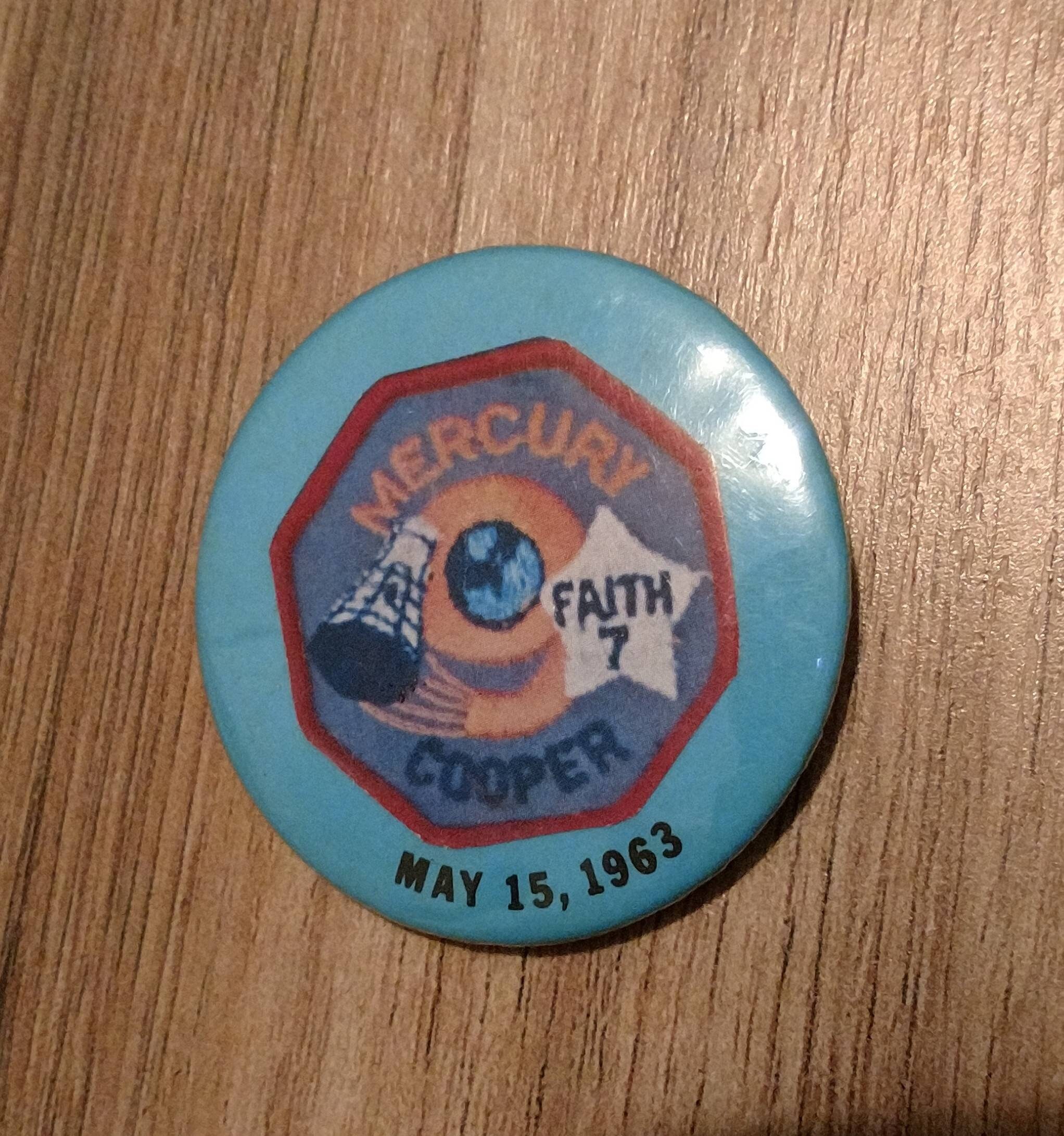 Mercury Nasa Buttons