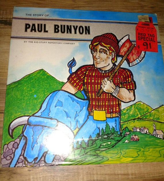 New sealed Vintage Kids Stuff Records Paul Bunyon lp | Etsy