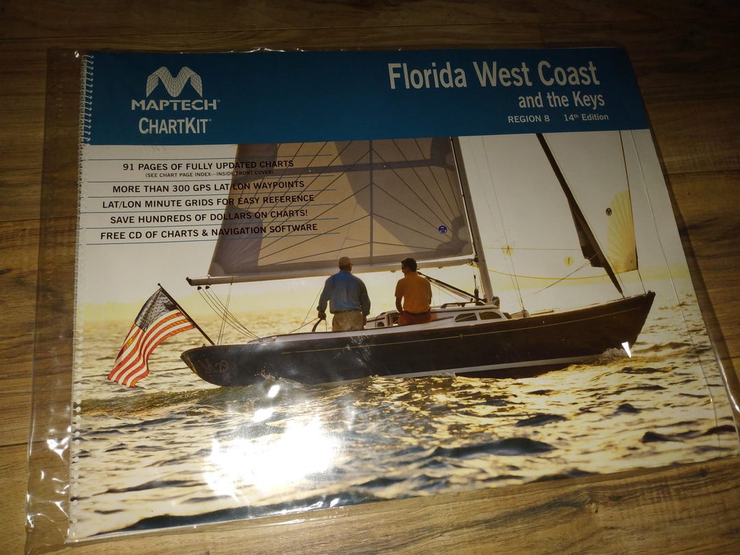 Maptech Chart Kit Region 8 Florida West Coast and Keys - Etsy