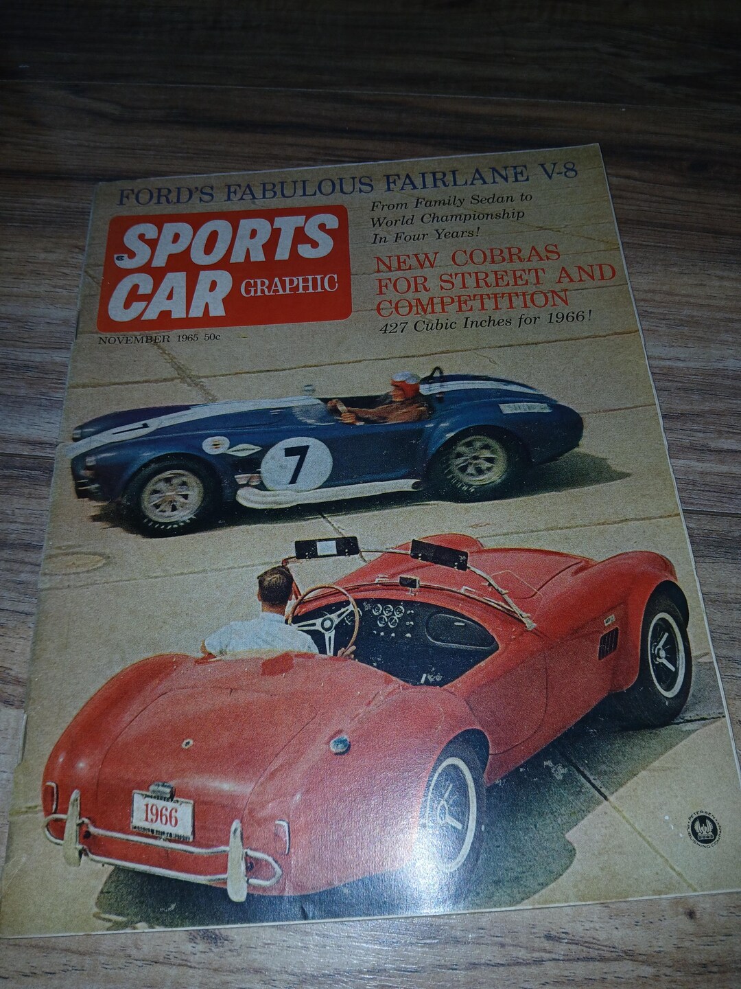 November 1965 Sports Car Graphic Magazine Cobras - Etsy