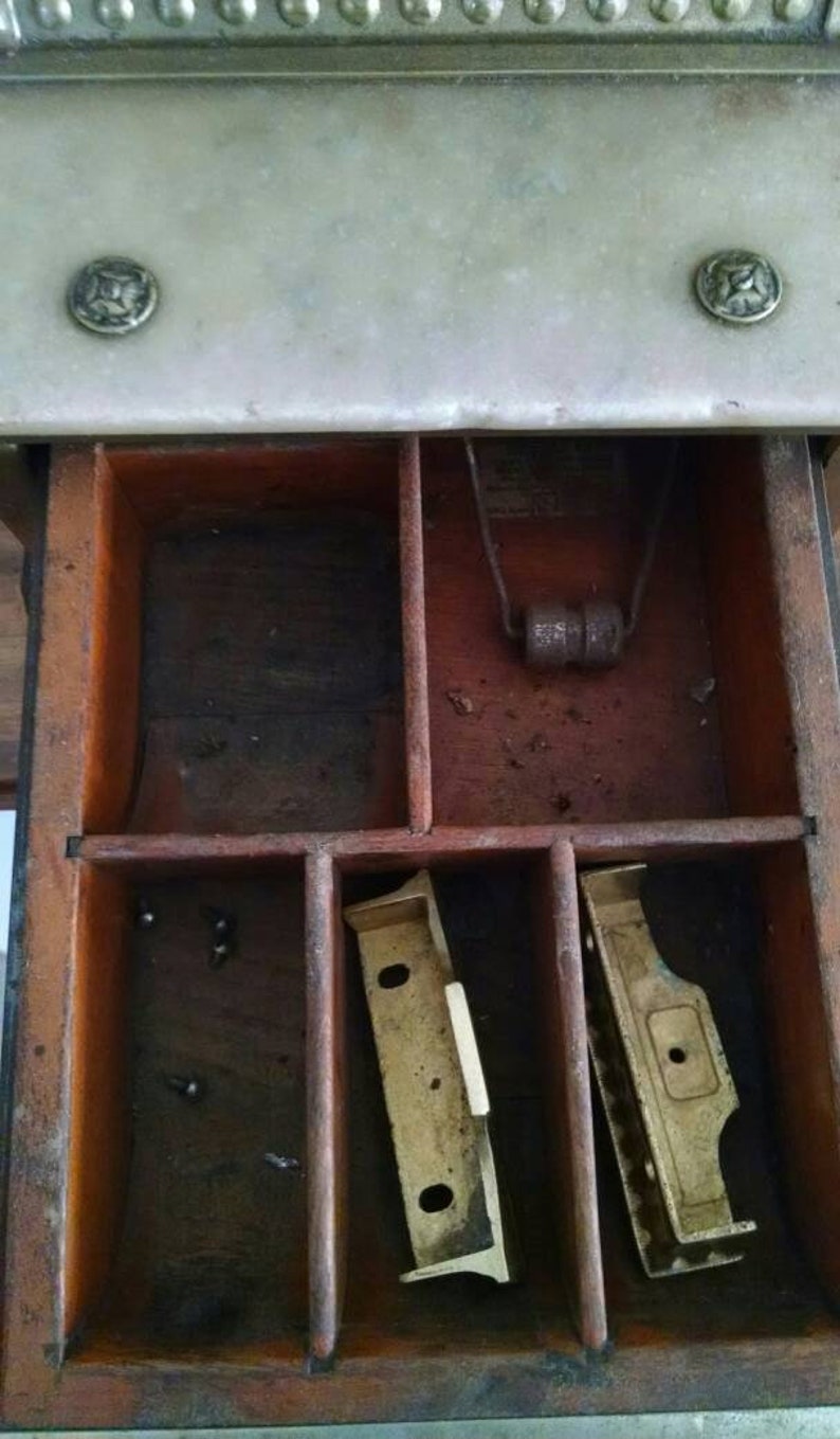 Antique National Cash Register No 317 Missing Glass - Etsy