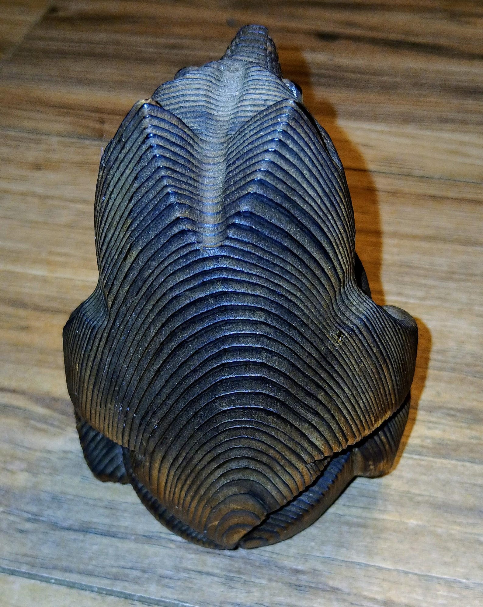 Vintage Cryptomeria Hand Carved Wood Tanuki Figurine - Etsy