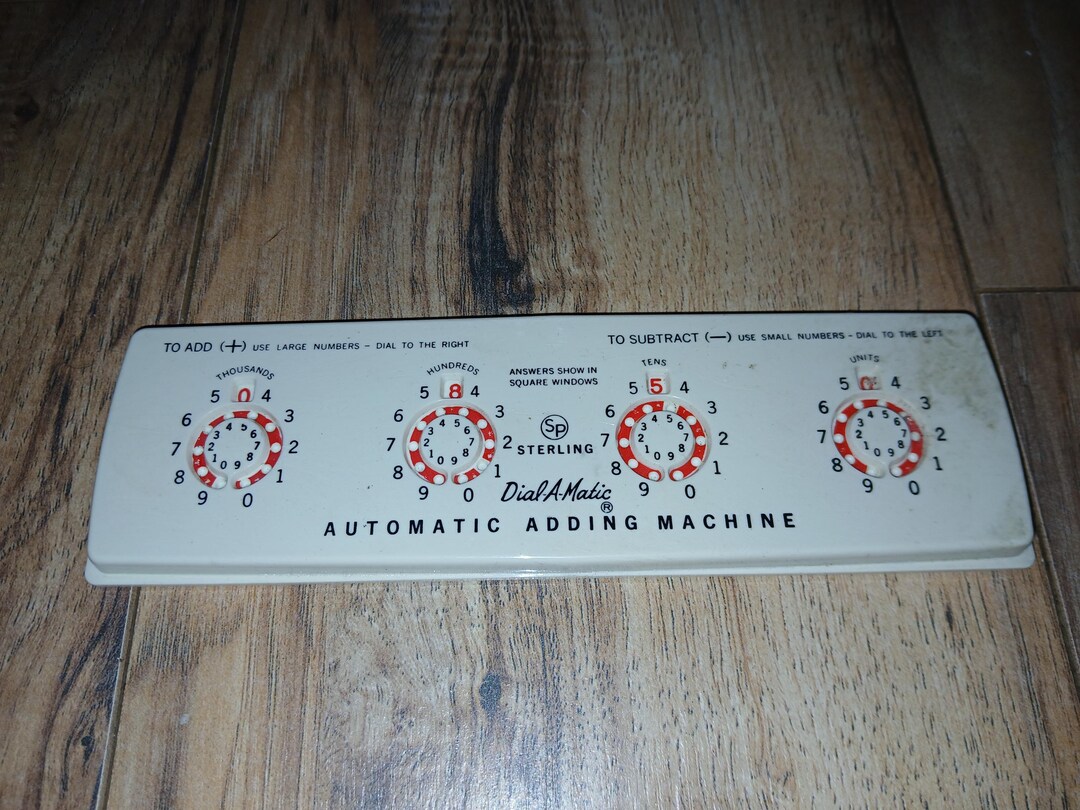 Vintage Sterling Automated Adding Machine - Etsy