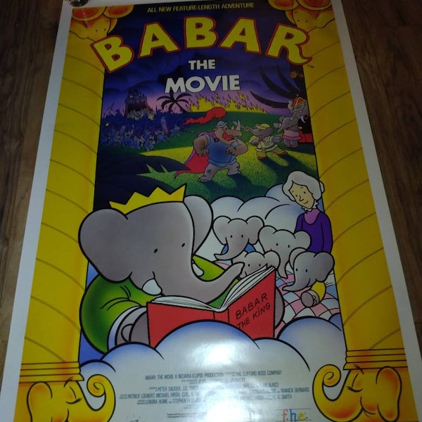 Babar Vintage Poster - Etsy