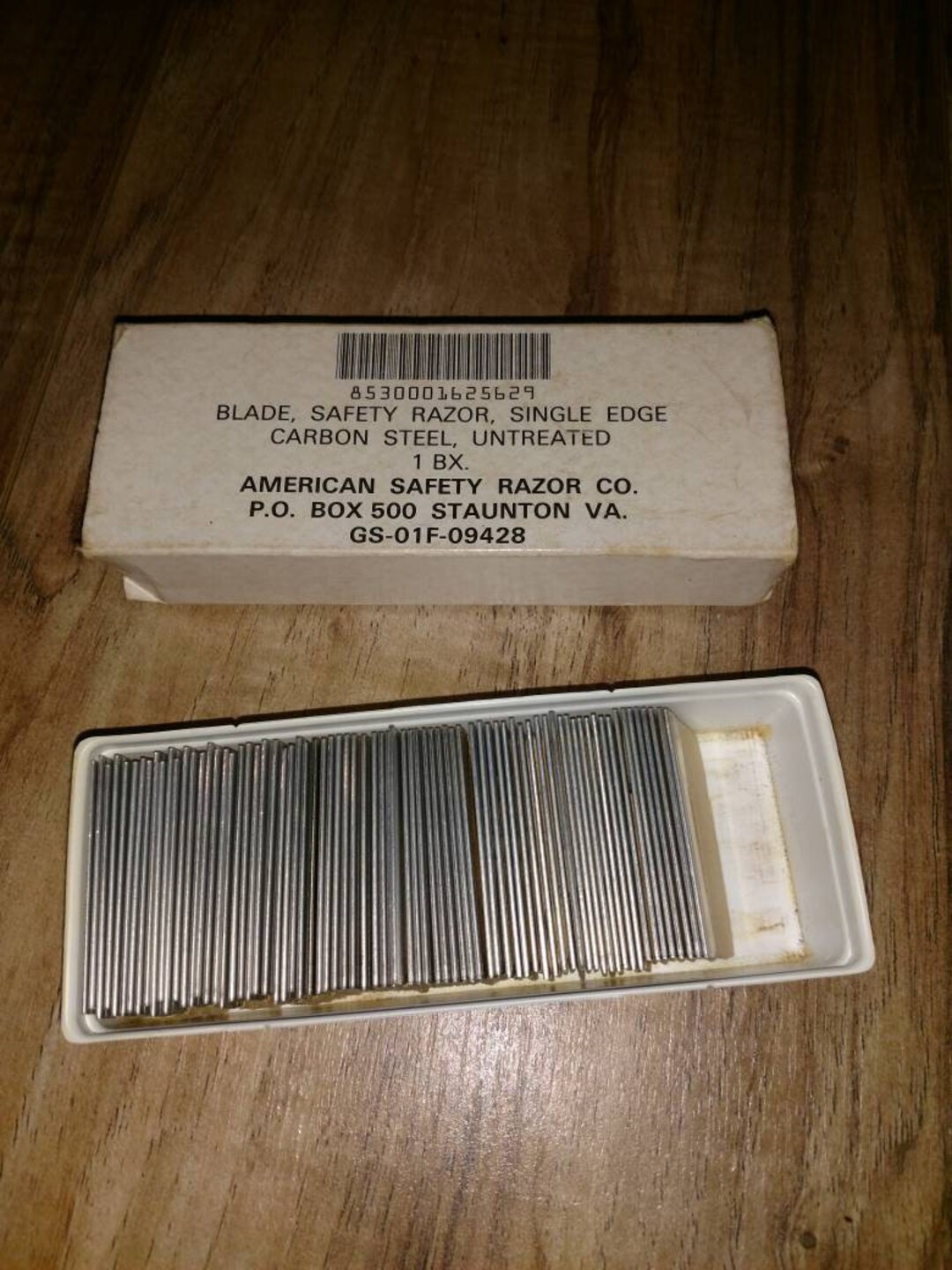 Lot of 75 Single Edge Razor Blades New Old Stock American Safety Razor ...