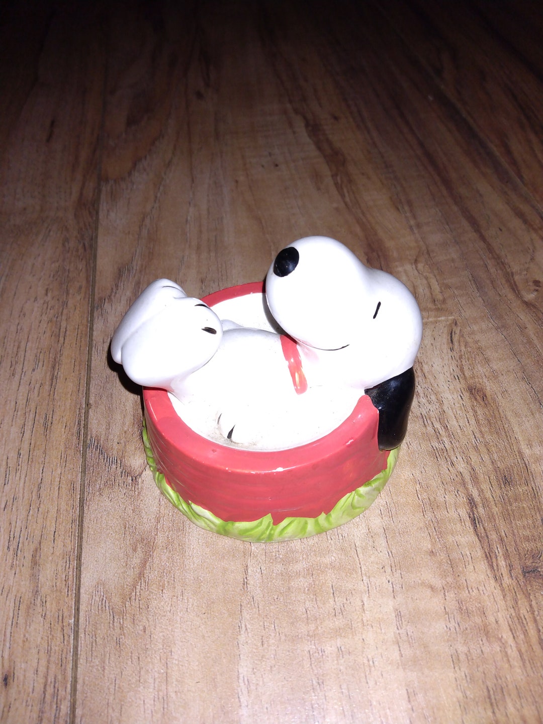 Vintage Snoopy Ceramic Figurine - Etsy