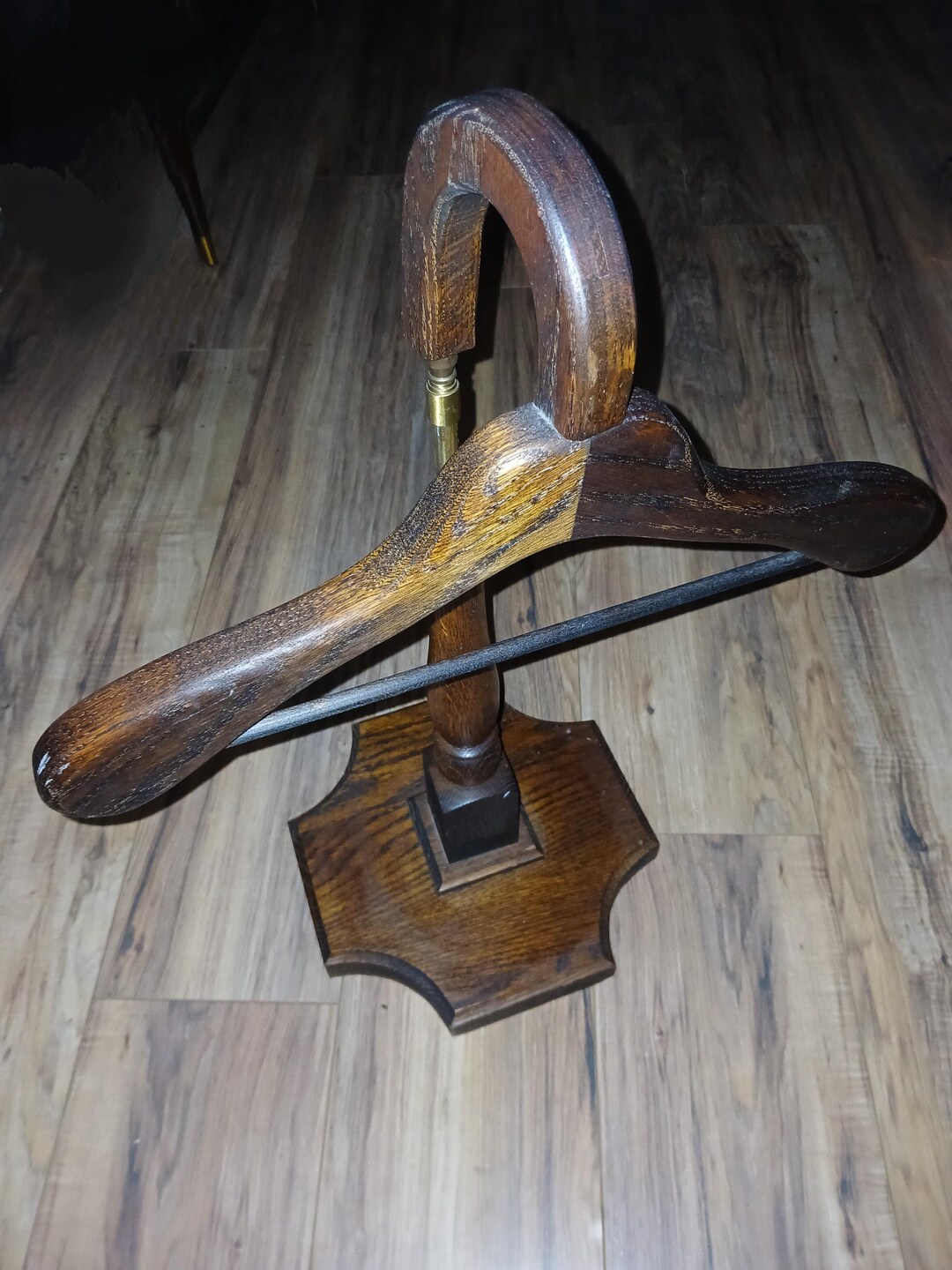 Vintage Telescoping Wooden Valet or Garment Store Display With ...