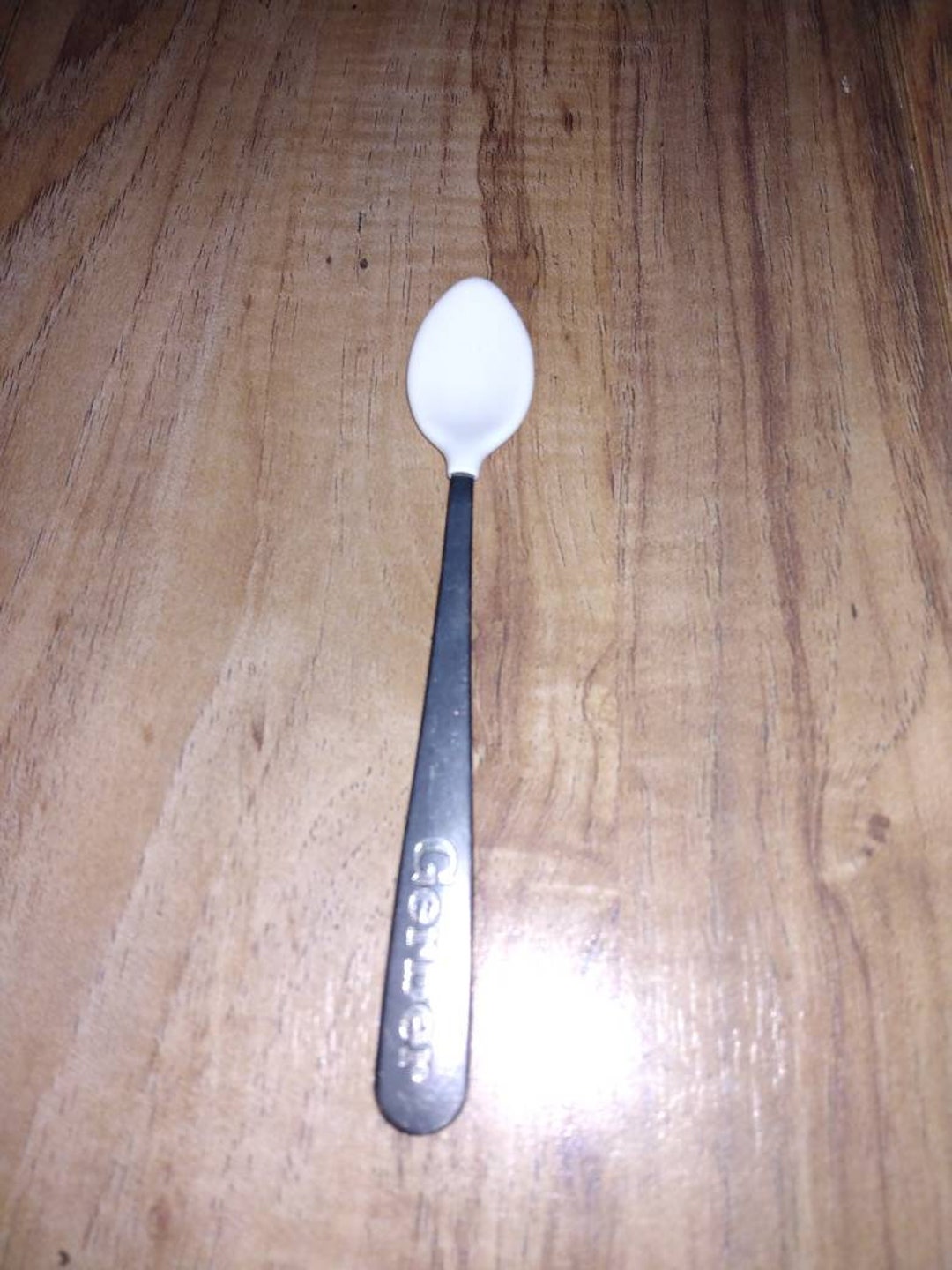 Vintage Gerber Soft Bite Stainless Steel Baby Spoon - Etsy