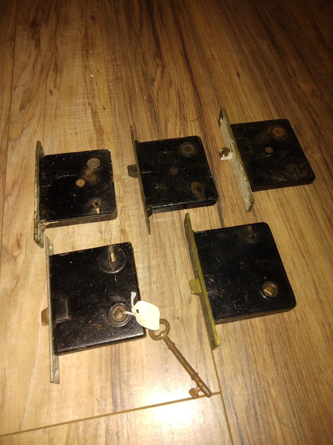 Lot of 5 Mortise Door Locks Hardware Architectural Salvage - Etsy