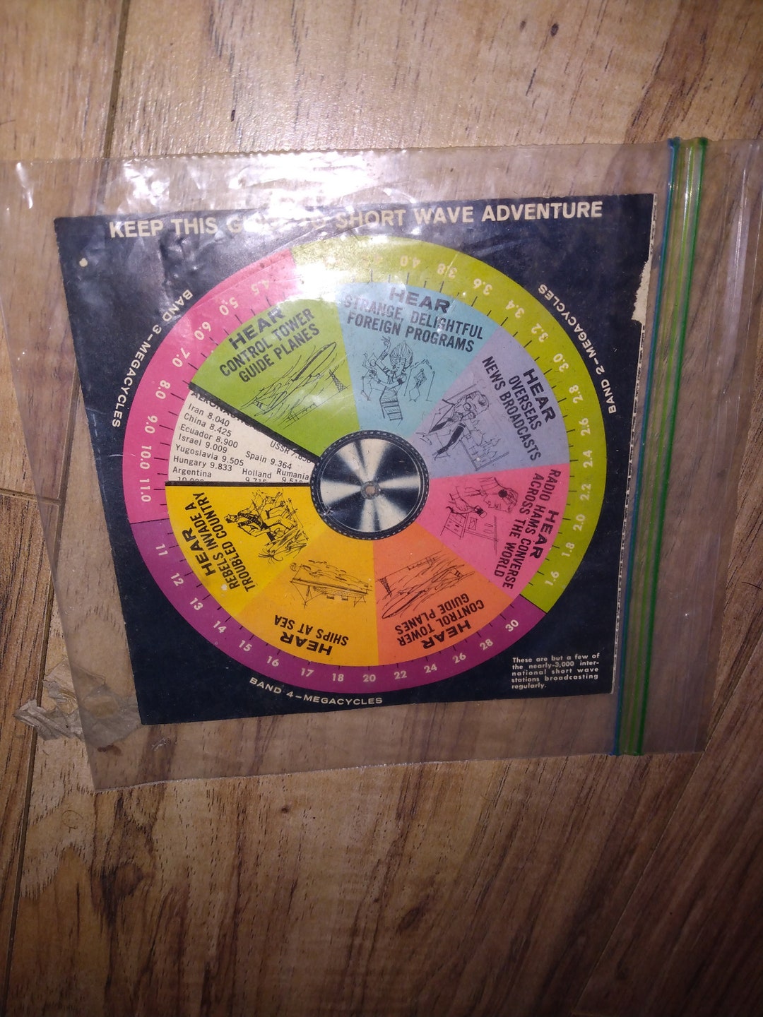 1961 Shortwave Radio Spin Chart by Robert Maxwell Co - Etsy