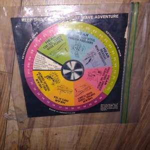 1961 Shortwave Radio Spin Chart by Robert Maxwell Co - Etsy