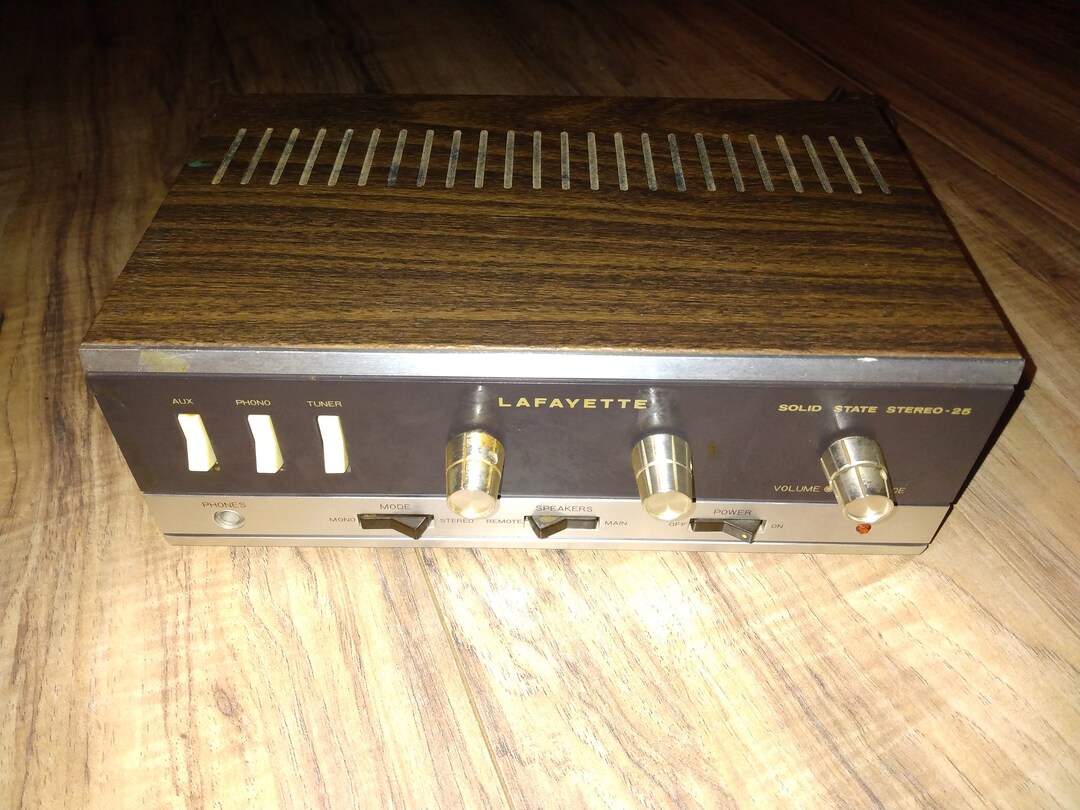 Vintage Lafayette Model Stereo 25 Amplifier - Etsy